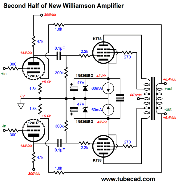 Split Williamson Amplifier & Class-G